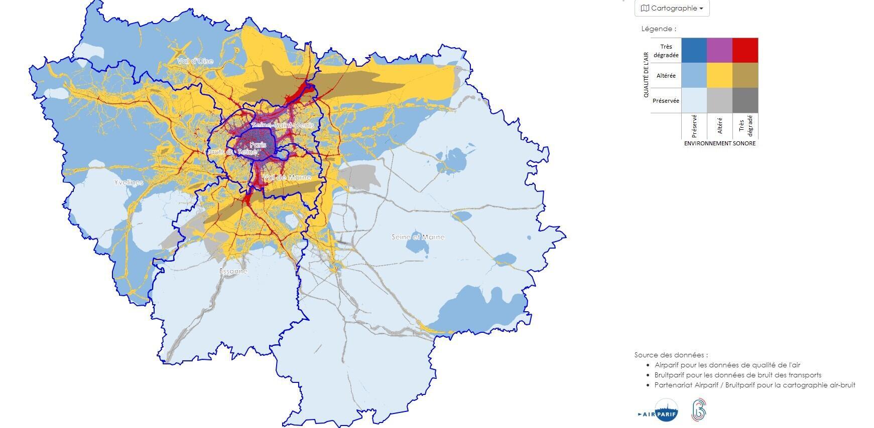 Paris and its suburbs exposed to excessive air-noise pollution, research shows